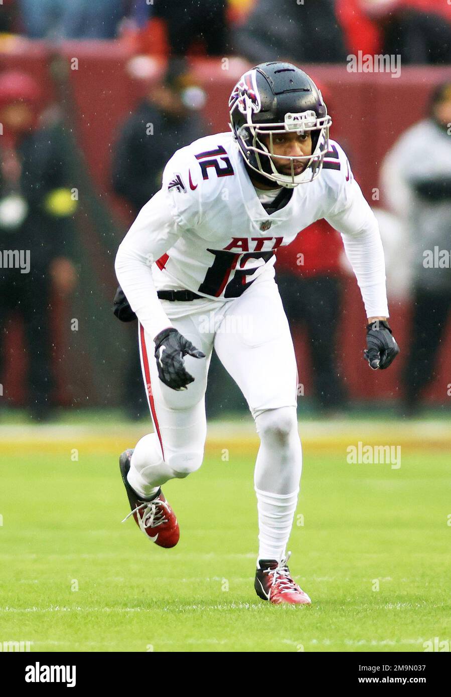 Atlanta Falcons wide receiver KhaDarel Hodge (12) runs during an NFL ...