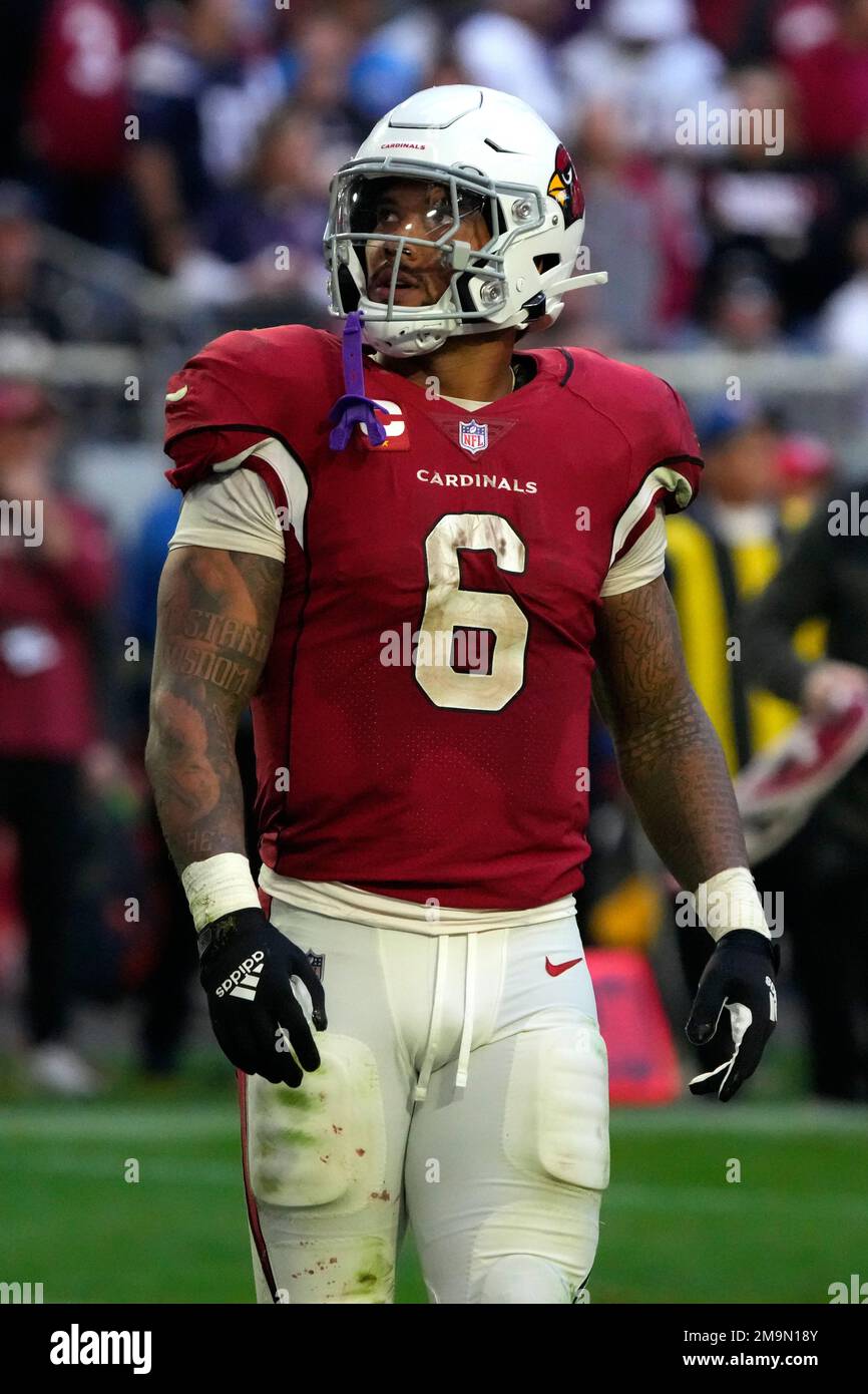 Arizona Cardinals running back James Conner (6) during the first half ...
