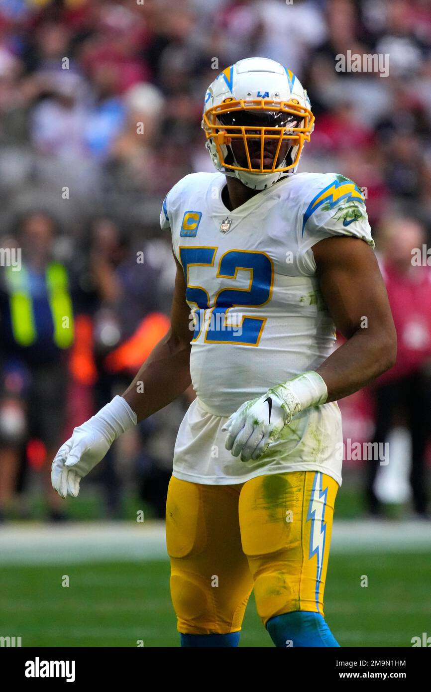 Los Angeles Chargers linebacker Khalil Mack (52) during the first half ...