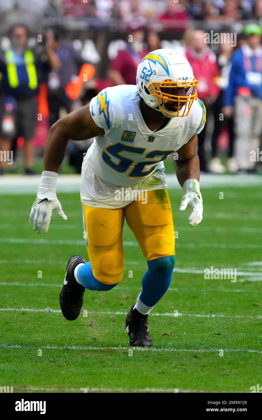 Los Angeles Chargers linebacker Khalil Mack (52) during the first half ...