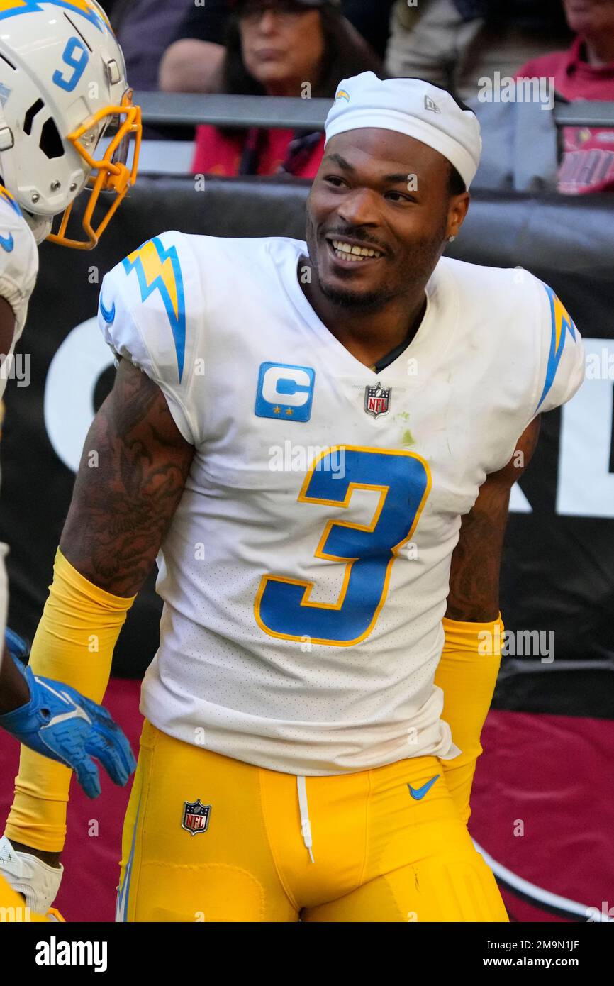 Los Angeles Chargers safety Derwin James Jr. (3) during the first half ...
