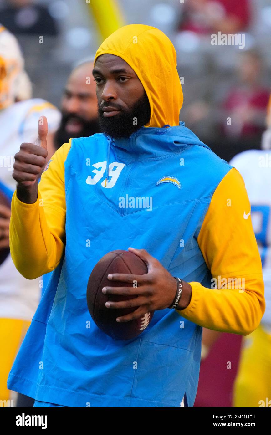 Los Angeles Chargers cornerback Michael Jacquet (39) during the first ...