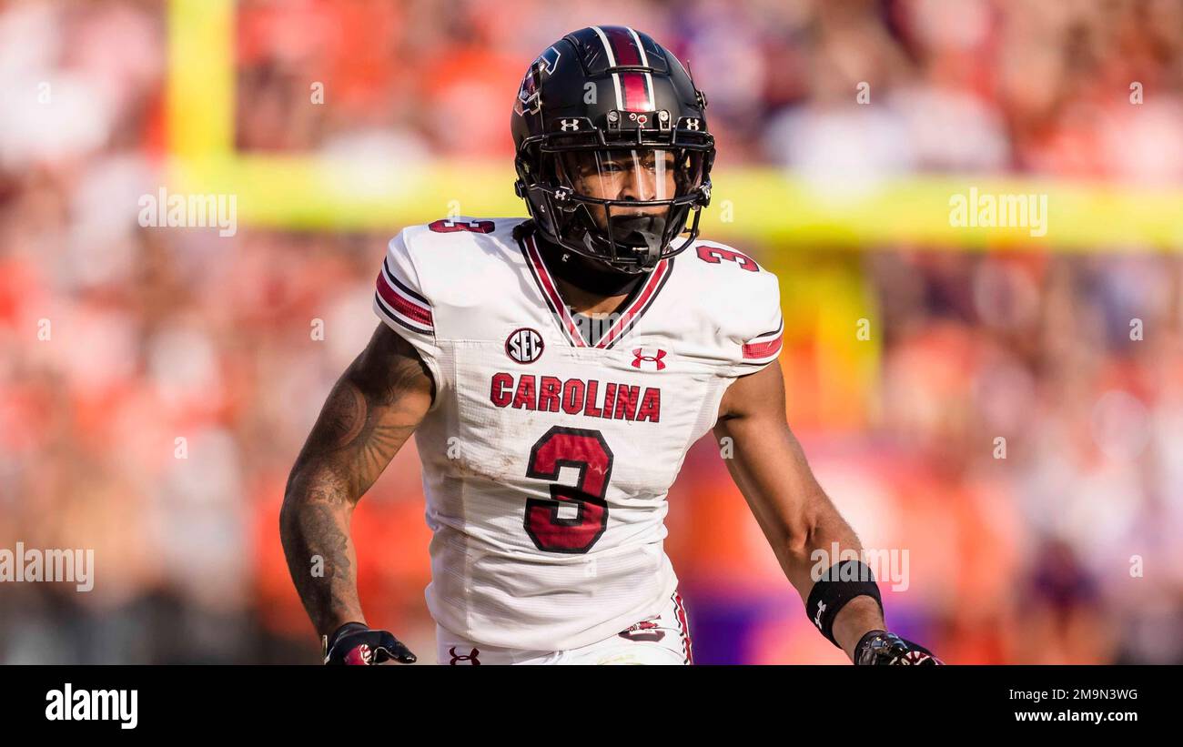 South Carolina wide receiver Antwane Wells Jr. (3) plays against ...