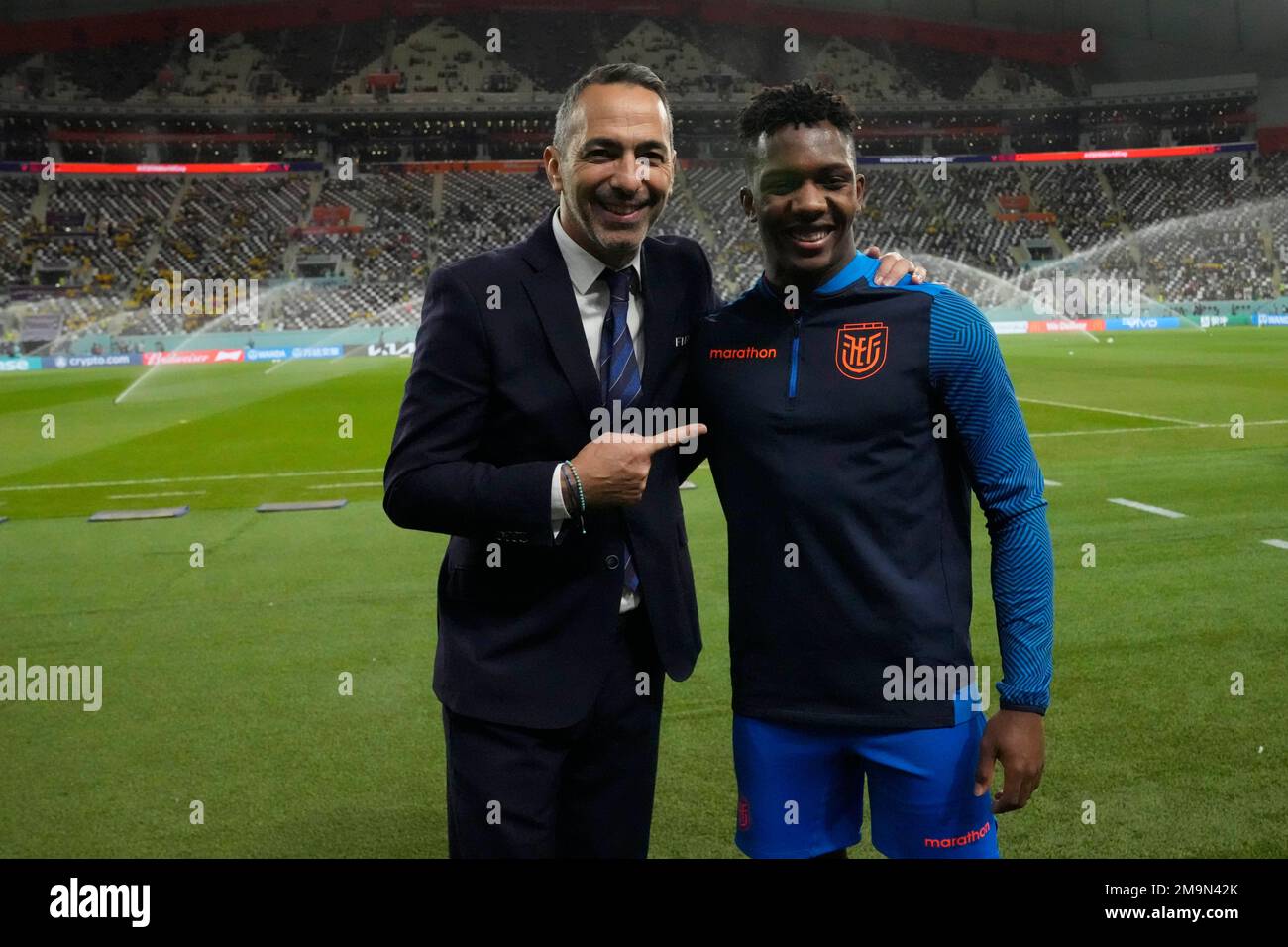 Ecuador's Djorkaeff Reasco, right, named after French '90s star Youri ...