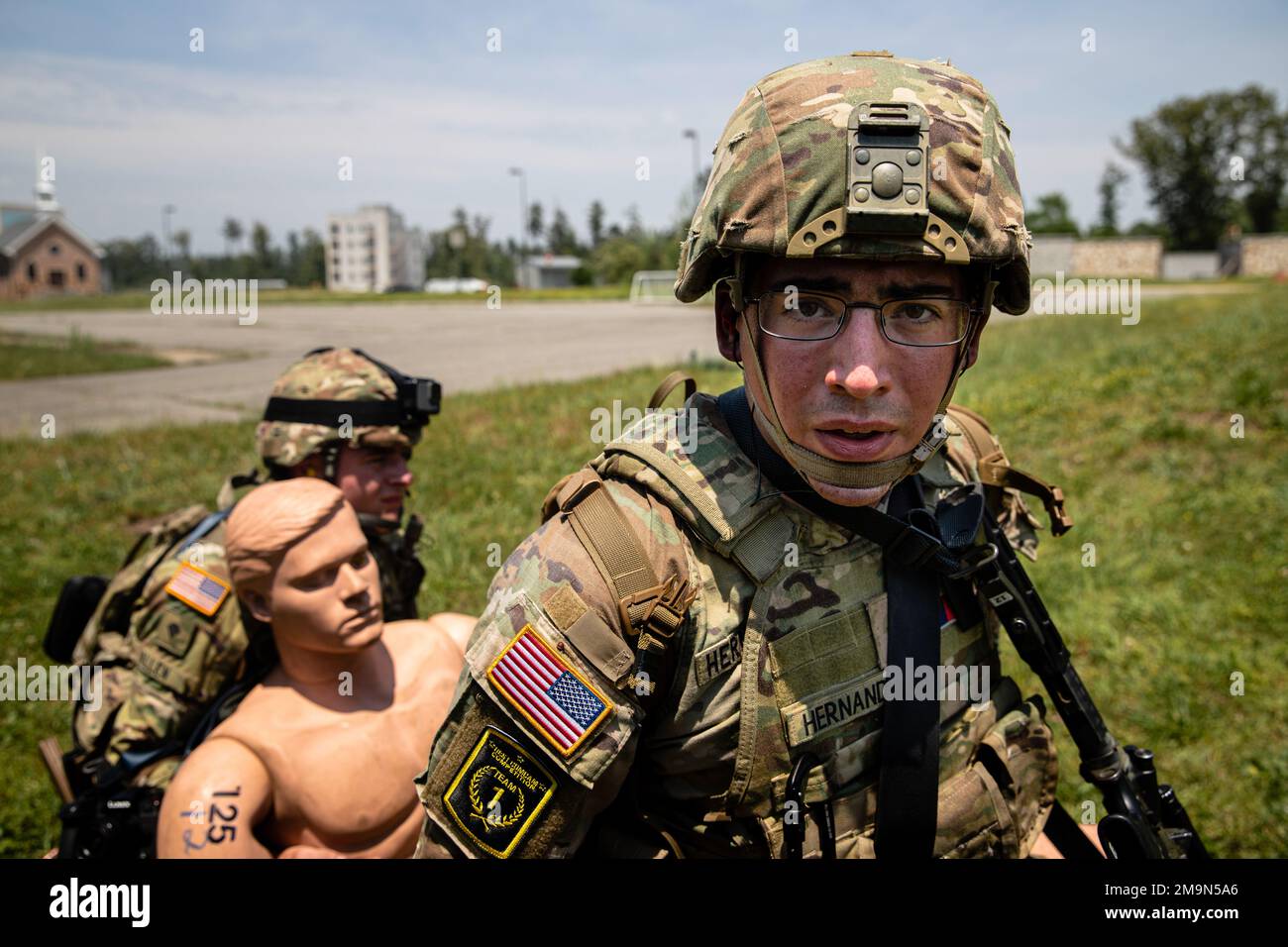 U.S. Army Sgt. Daniel Hernandez, a visual information specialist ...