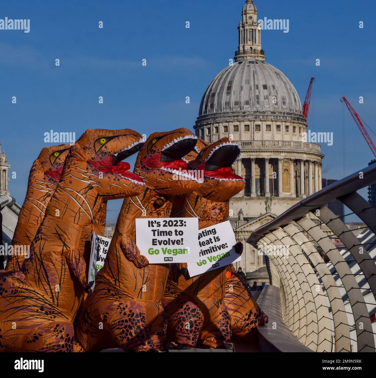 London, UK. 18th Jan, 2023. PETA (People for the Ethical Treatment of ...
