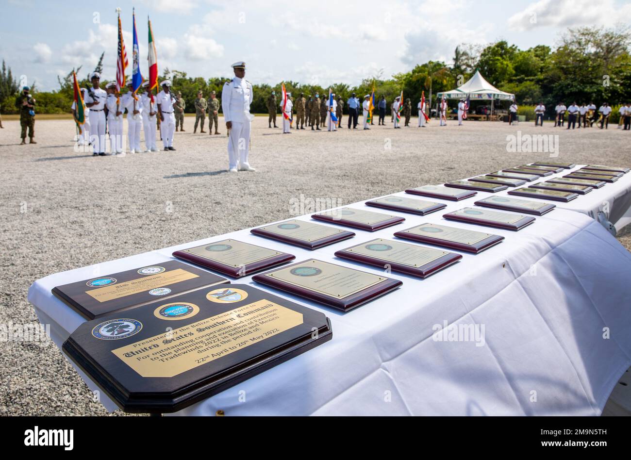 Partner nations closed out the Tradewinds 2022 exercise with a ceremony ...
