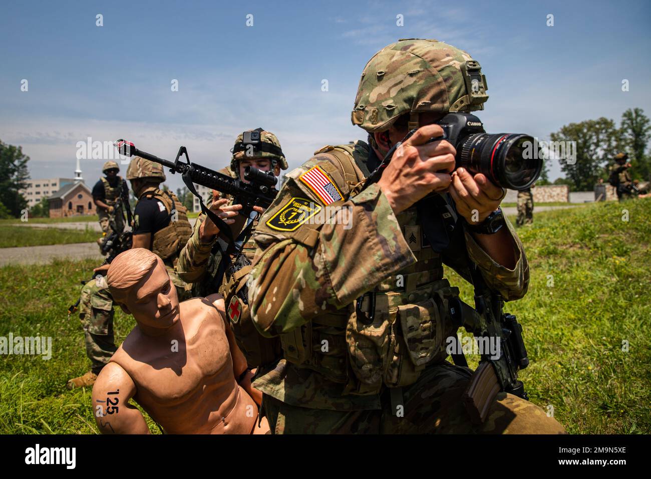 U.S. Army Sgt. Daniel Hernandez, a visual information specialist ...
