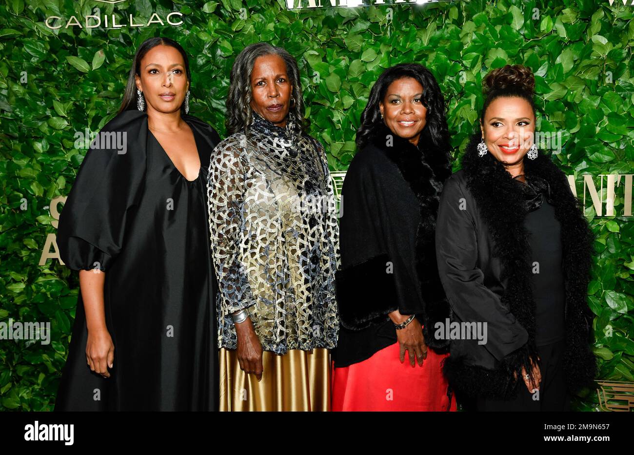 Anika Poitier, left, Pamela Poitier, Sherri Poitier and Jennifer Brice ...