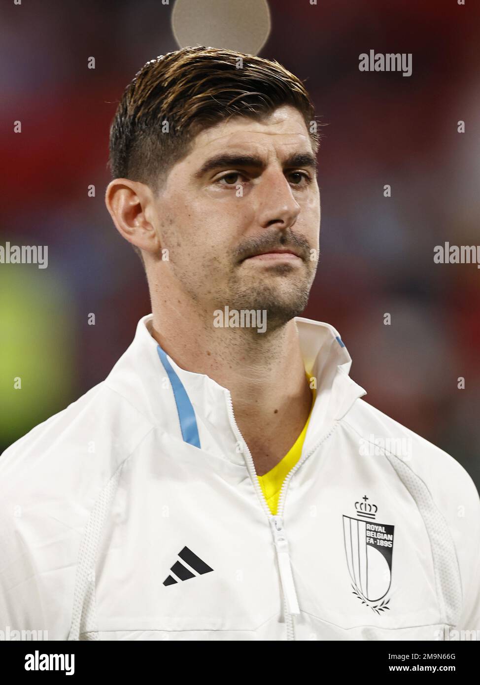 AL-RAYYAN - Belgium goalkeeper Thibaut Courtois during the FIFA World ...