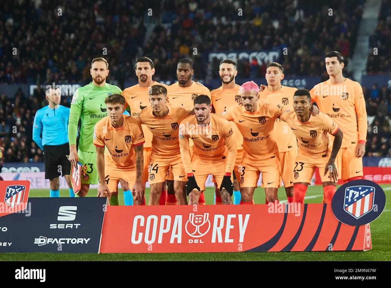 Valencia, Spain. 18th Jan, 2023. Spanish Copa del Rey: Levante UD v ...