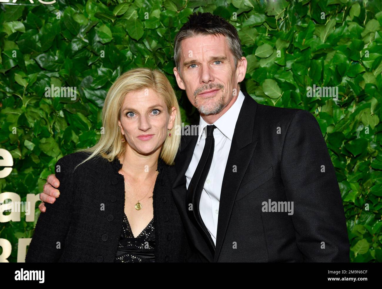 Ethan Hawke, right, and wife Ryan Hawke attend the Gotham Independent ...