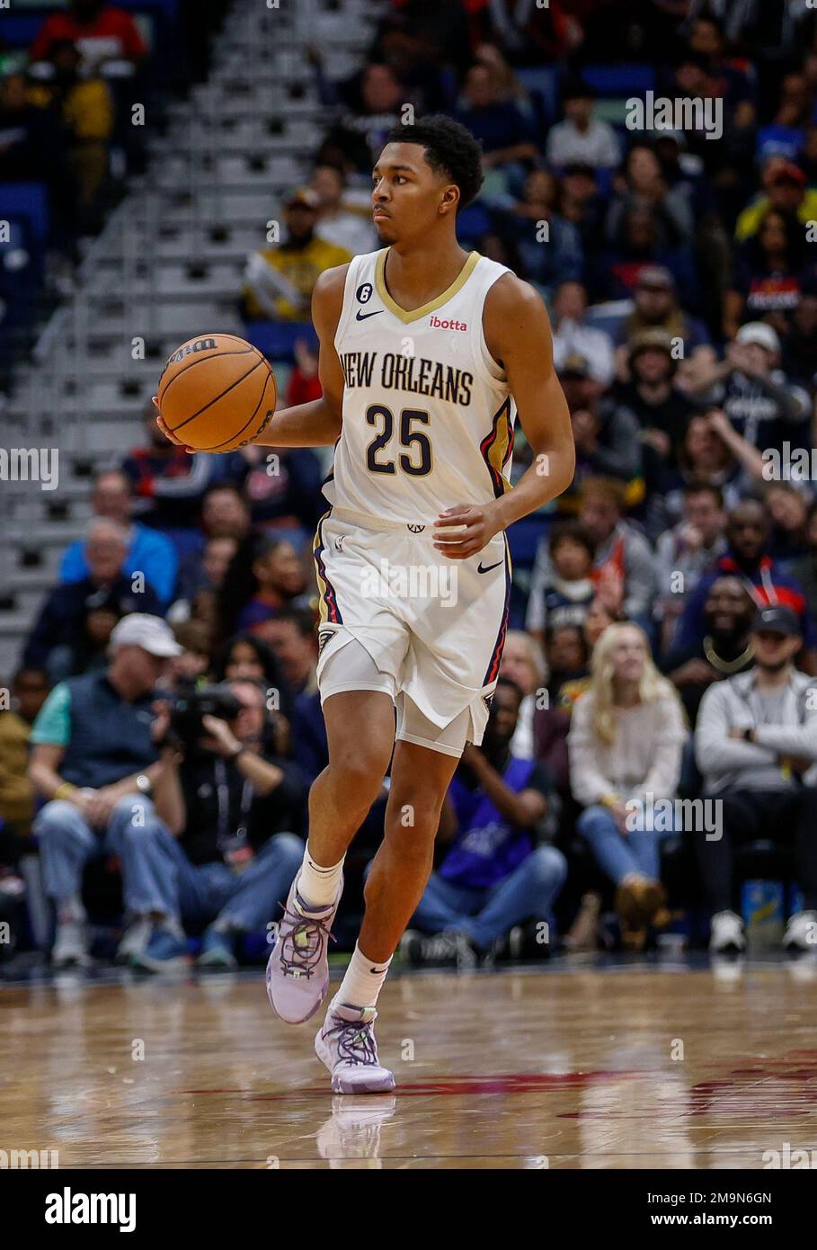 New Orleans Pelicans guard Trey Murphy III (25) plays against the ...