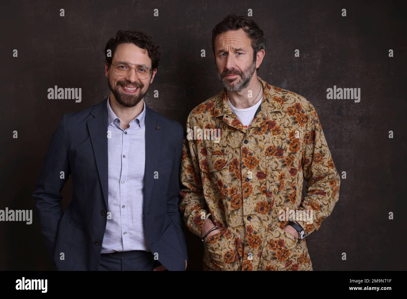 Executive producer David West Read, left, and actor Chris O'Dowd, from ...