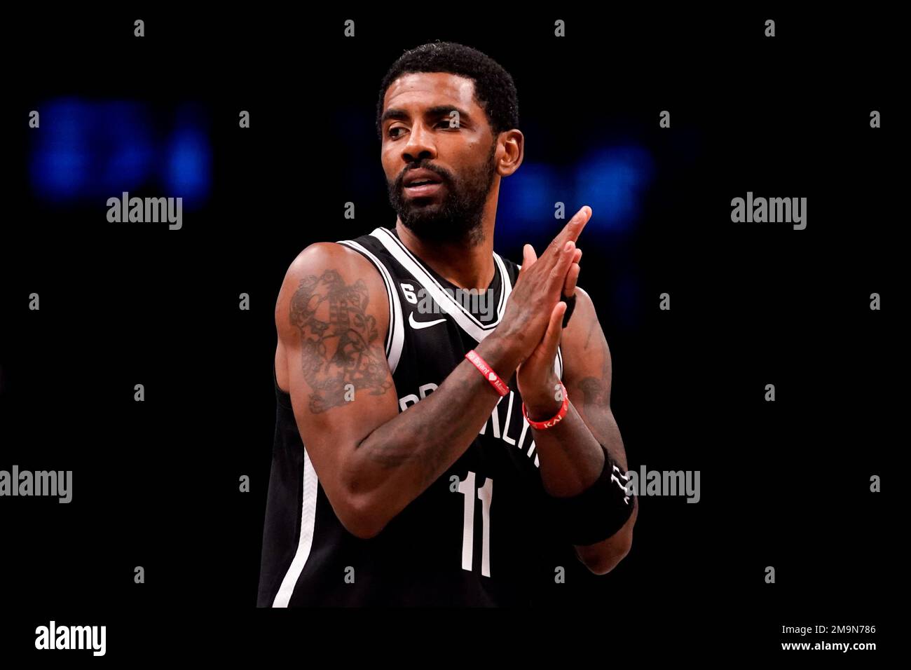 Brooklyn Nets guard Kyrie Irving during the second half of an NBA ...