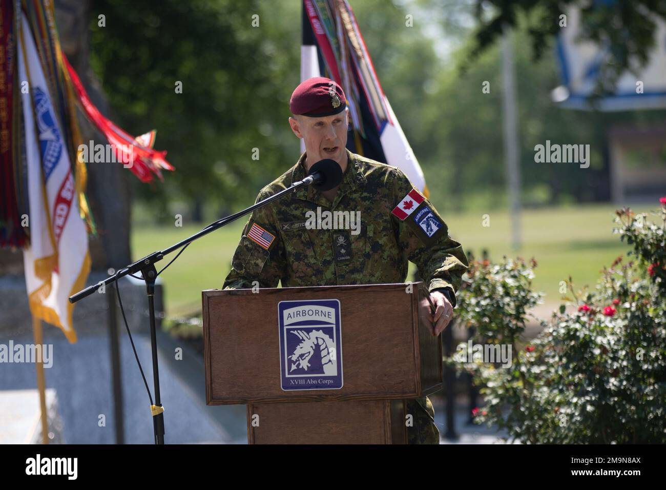 Canadian Brig. Gen. Robert T. Ritchie, assistant commanding general ...