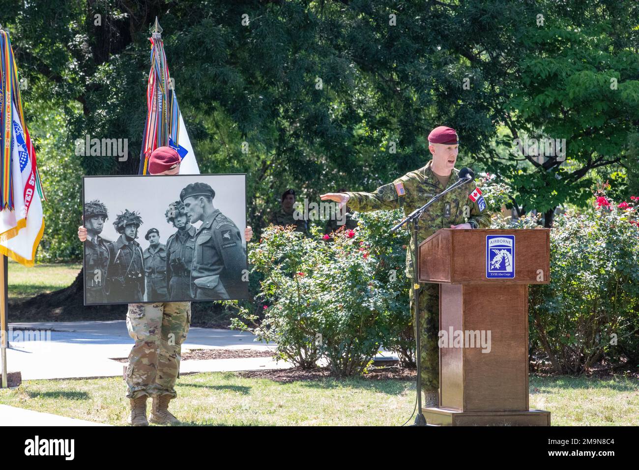 Canadian Brig. Gen. Robert T. Ritchie, assistant commanding general ...