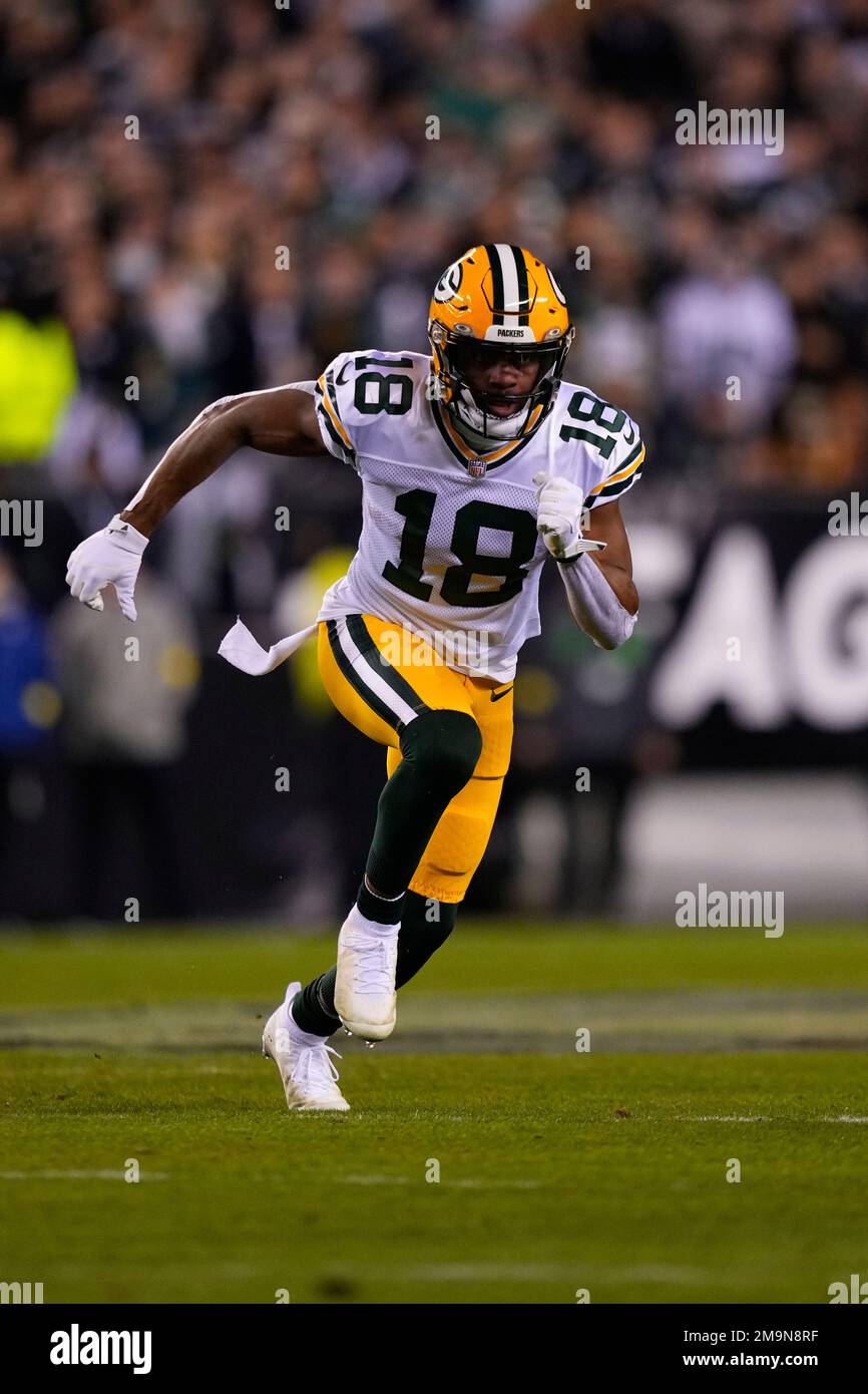 Green Bay Packers' Randall Cobb plays during an NFL football game ...