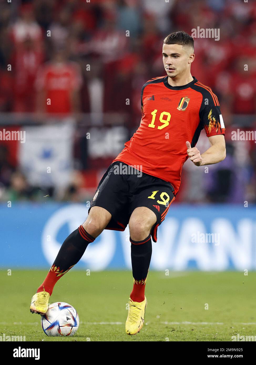 AL-RAYYAN - Leander Dendoncker of Belgium during the FIFA World Cup ...
