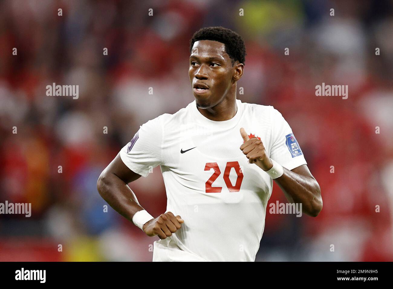 AL-RAYYAN - Jonathan David of Canada during the FIFA World Cup Qatar ...