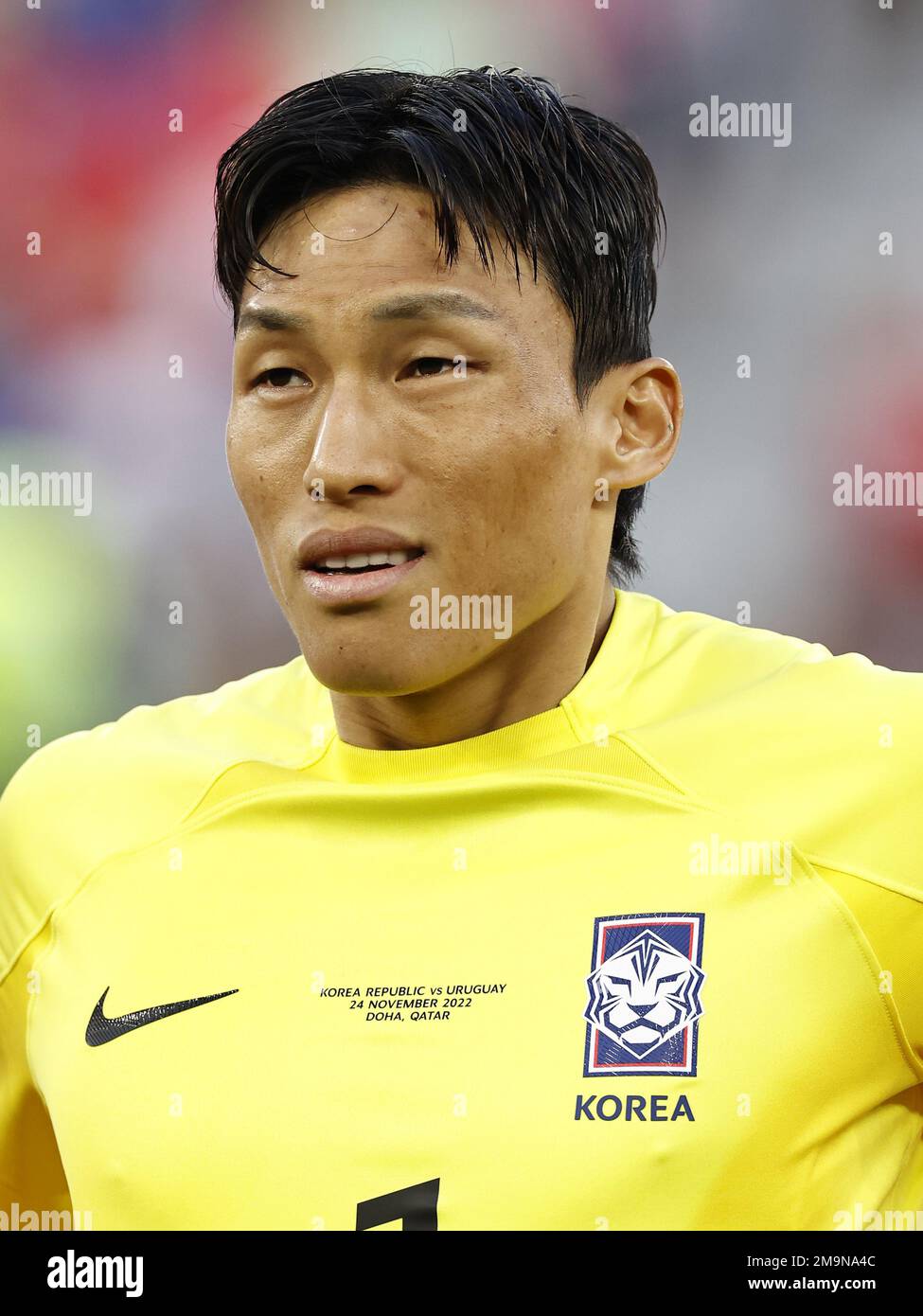 DOHA - Korea Republic goalkeeper Seung-Gyu Kim during the FIFA World ...