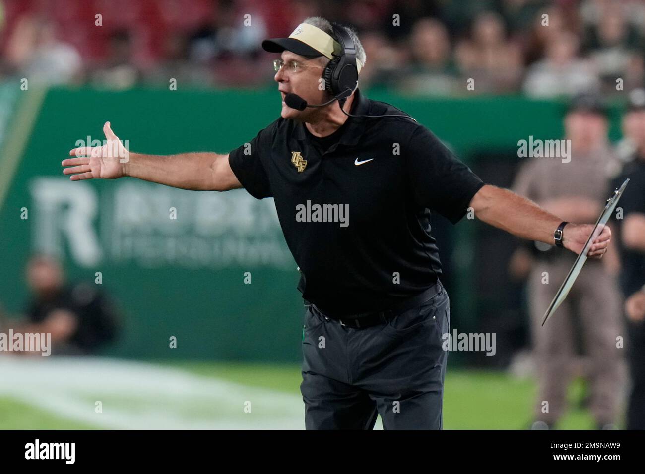 UCF head coach Gus Malzahn against South Florida during the first half ...