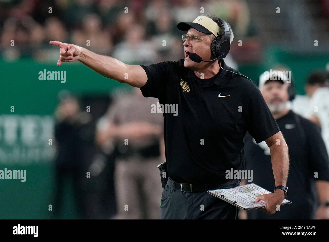 UCF head coach Gus Malzahn against South Florida during the first half ...