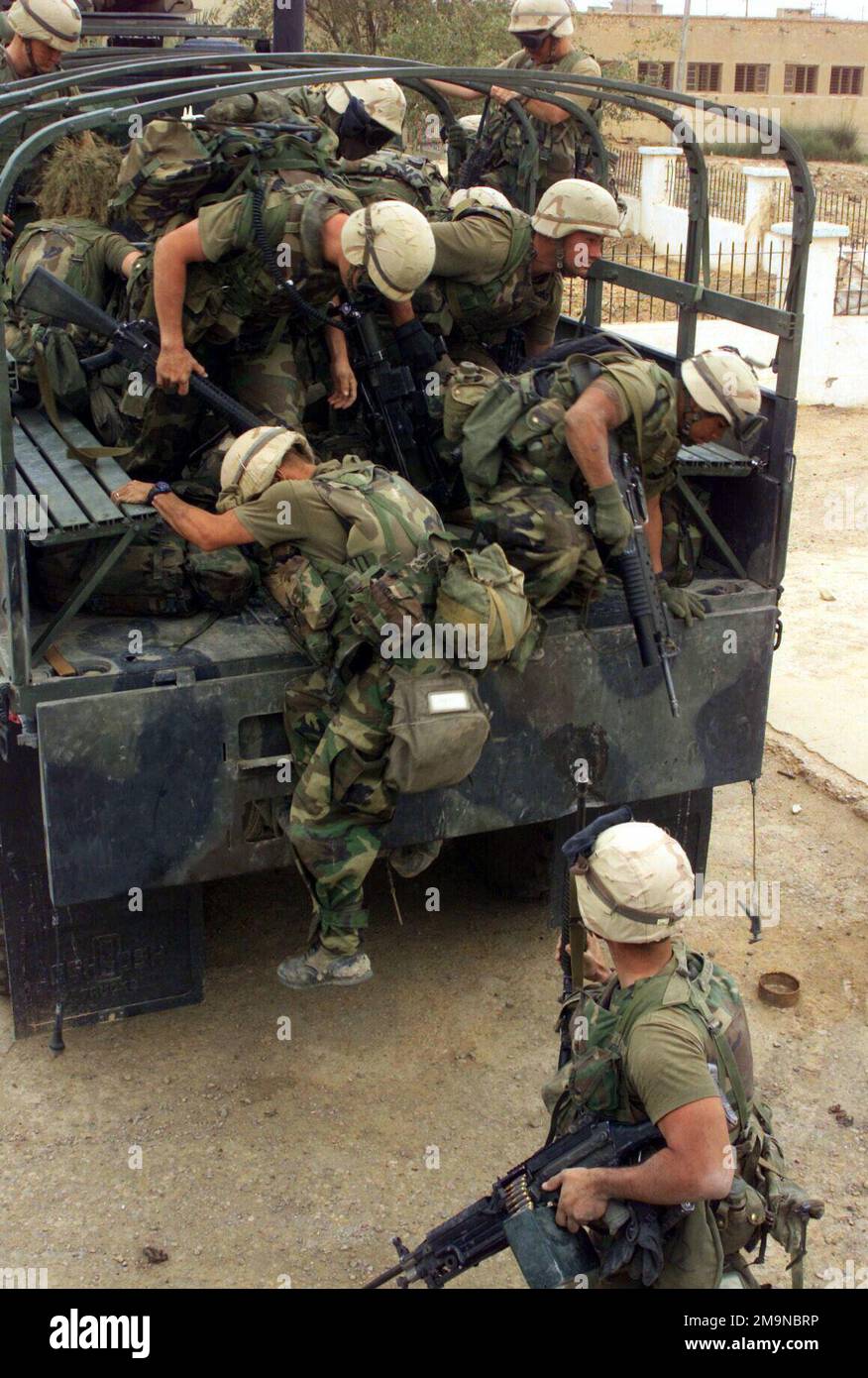 Marines from Echo Company, Battalion Landing Team (BLT), 2nd Battalion ...