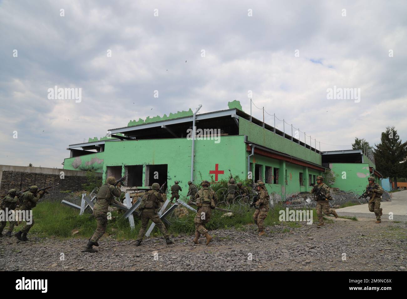 LEST, Slovakia -Soldiers from Apache Troop, 2nd Cavalry Regiment, and ...