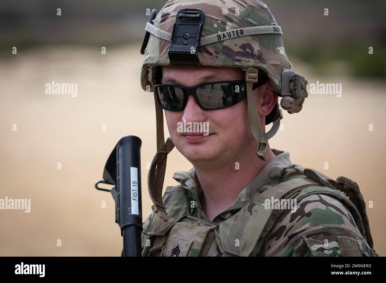 A U.S. Army Joint Fire Support Specialist with the Fire Support ...