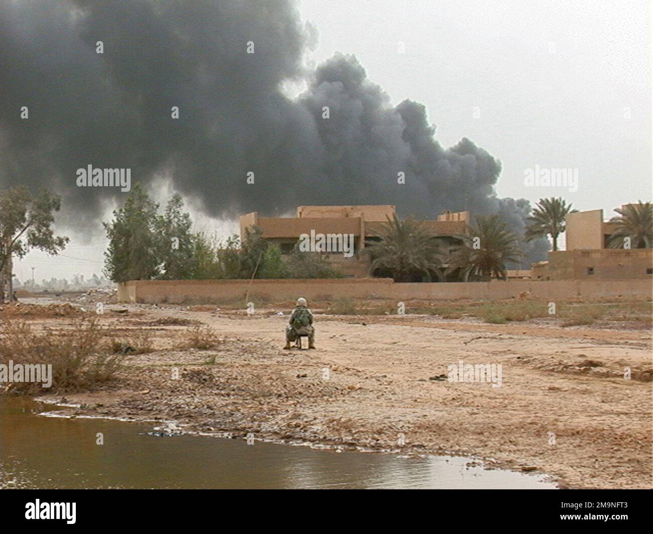 A US Marine Corps (USMC) Marine, Headquarters Battalion 1ST Marine ...