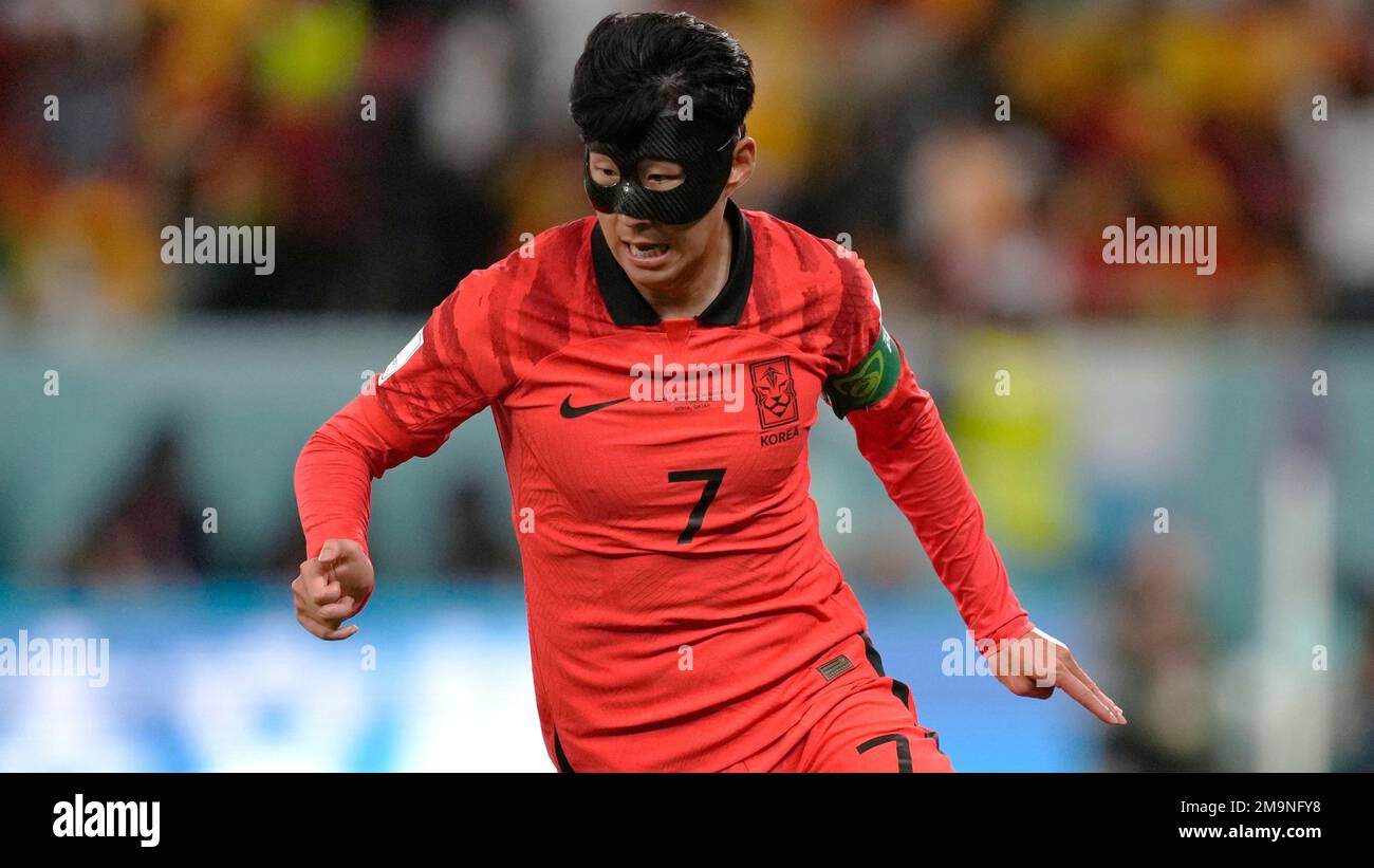 South Korea's Son Heung-min in action during the World Cup group H ...