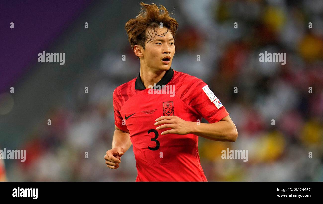 South Korea's Kim Jin-su in action during the World Cup group H soccer ...