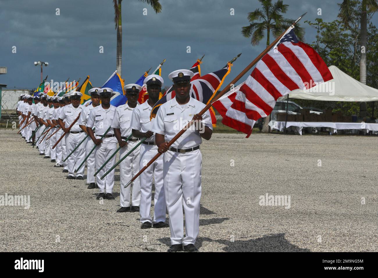 Representatives from the United States and partering nations close out ...
