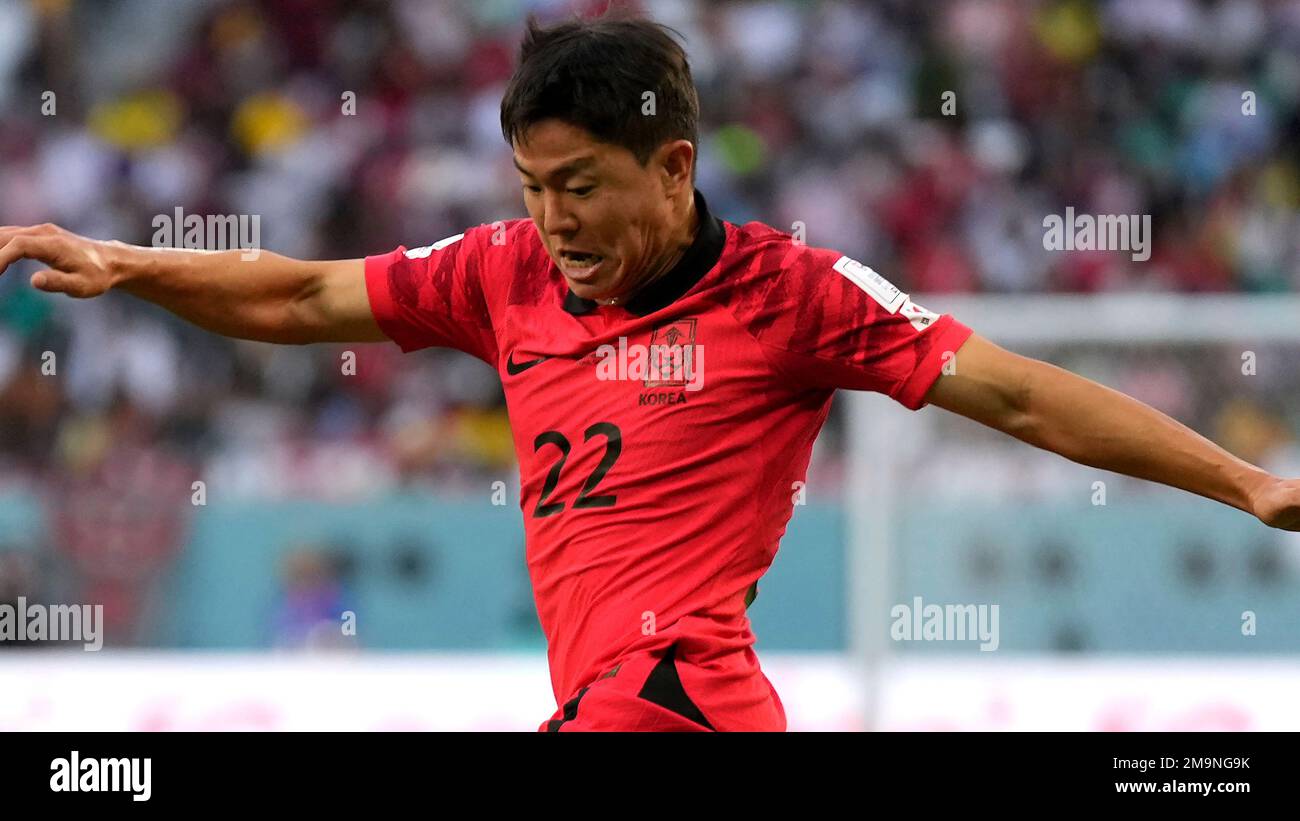 South Korea's Kwon Chang-hoon in action during the World Cup group H ...