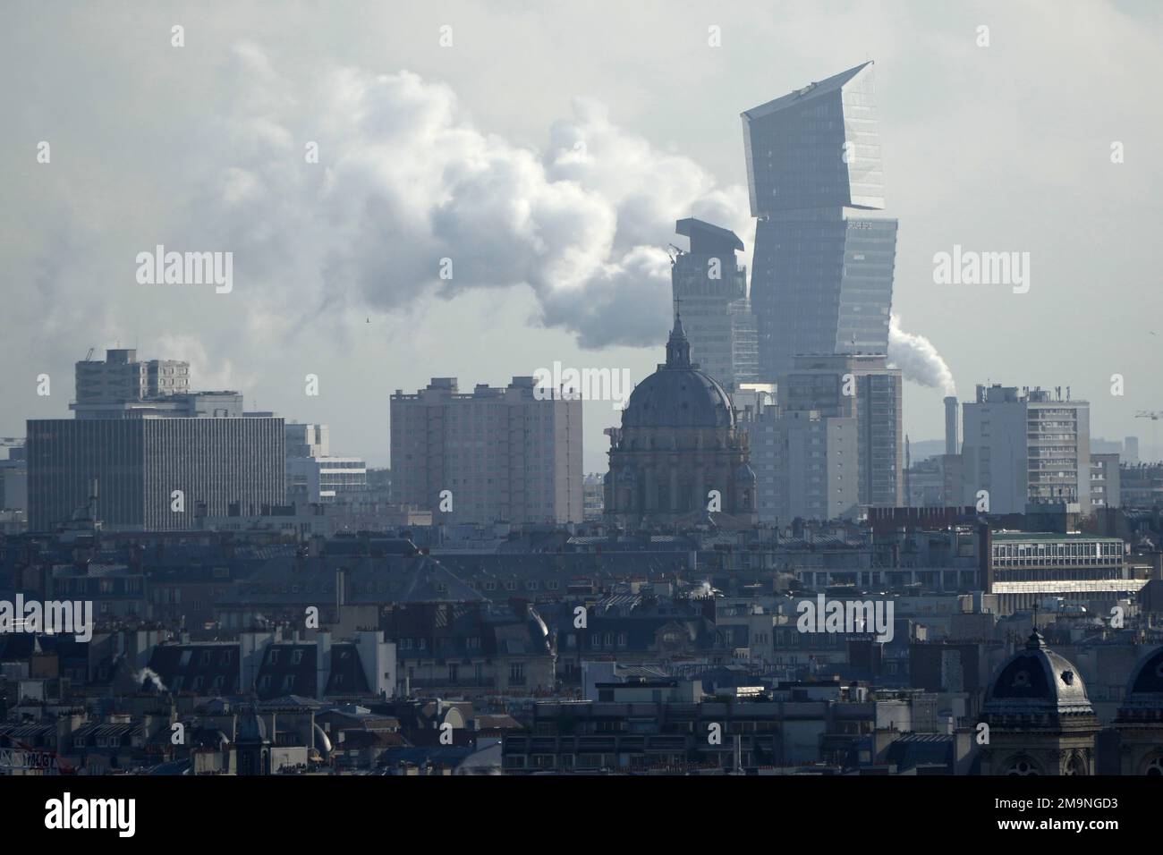 The Duo towers, highest at right, designed by French architect Jean ...