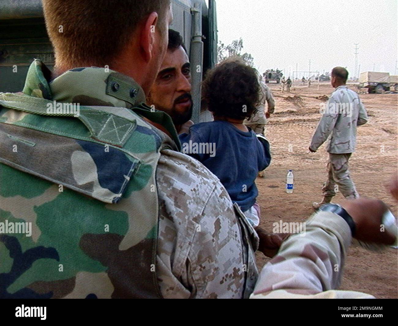 US Navy (USN) personnel assigned to the Regimental Aid Station (RAS ...