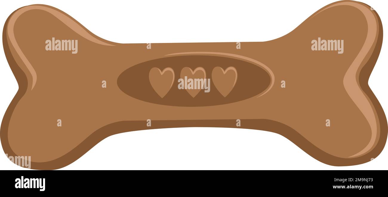 Toy bone icon. Chewing puppy treat symbol Stock Vector Image & Art - Alamy