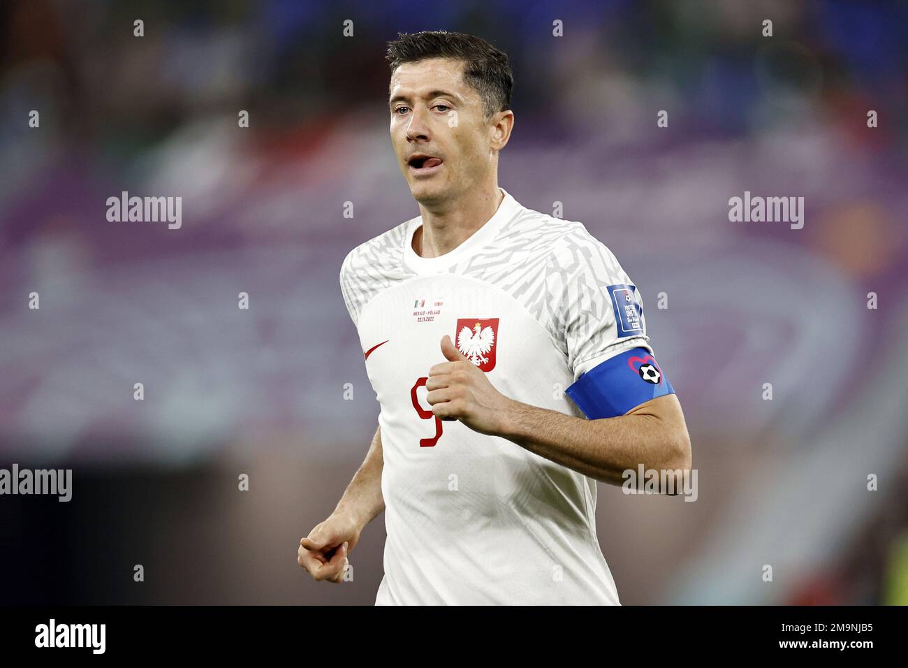 DOHA - Robert Lewandowski of Poland during the FIFA World Cup Qatar ...