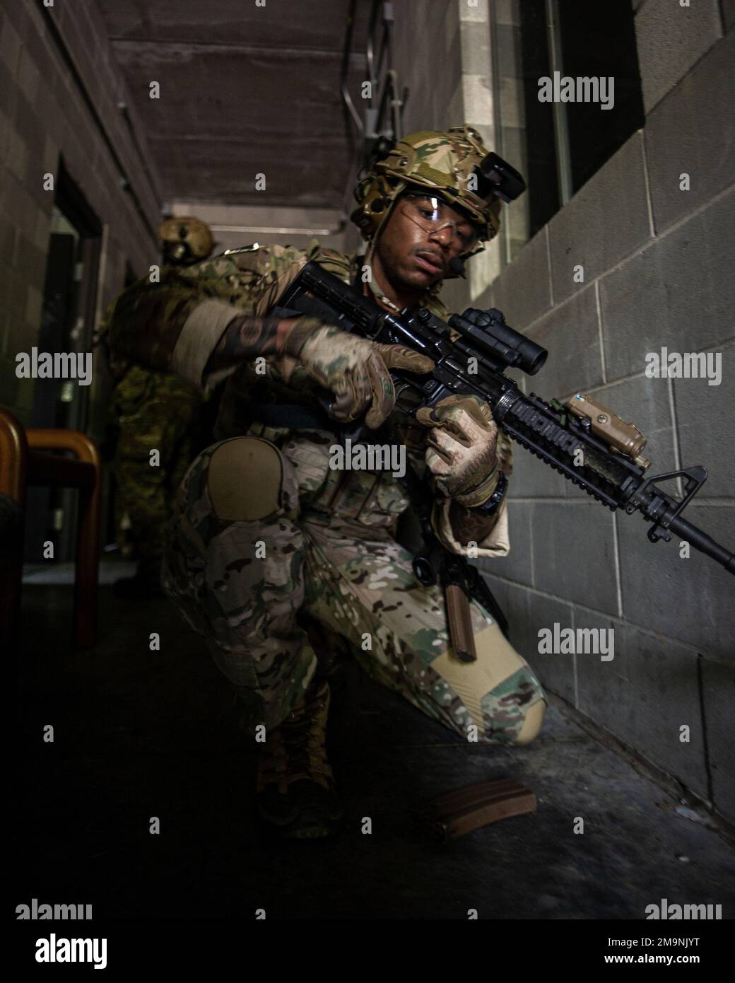 U.S. Army Sgt. Sidney Perry, assigned to 55th Signal Company (Combat ...