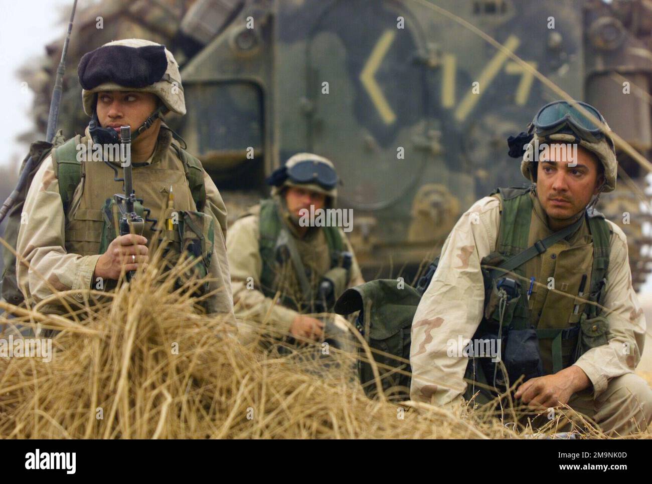 US Marines Corps (USMC) Marines from 1ST Battalion, 7th Marines (1/7 ...