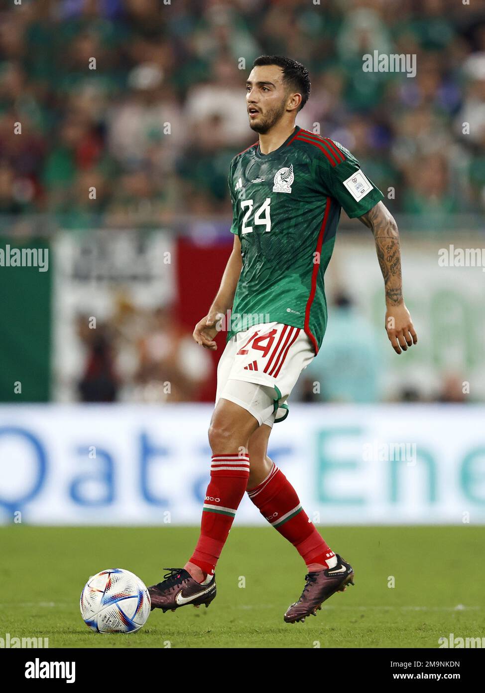 DOHA - Luis Chavez of Mexico during the FIFA World Cup Qatar 2022 group ...
