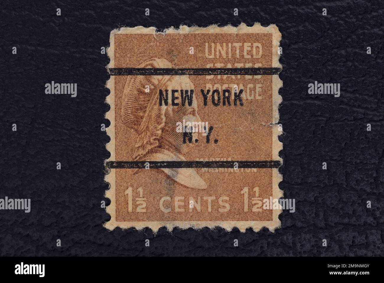 Valverde (CT), Italy - January 15, 2023: a old postage stamp from USA ...