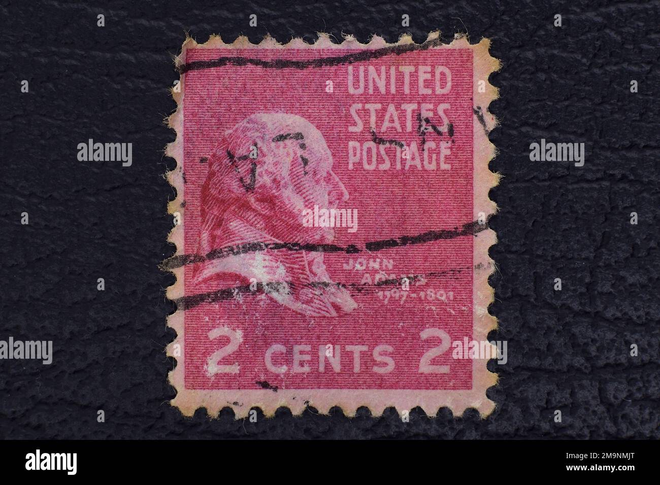 Valverde (CT), Italy - January 15, 2023: a old postage stamp from USA ...