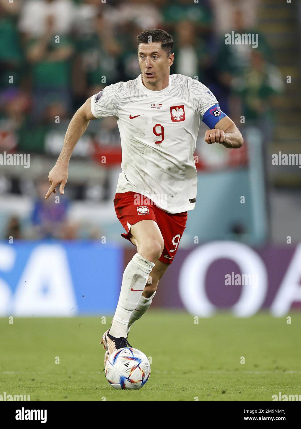 DOHA - Robert Lewandowski of Poland during the FIFA World Cup Qatar ...