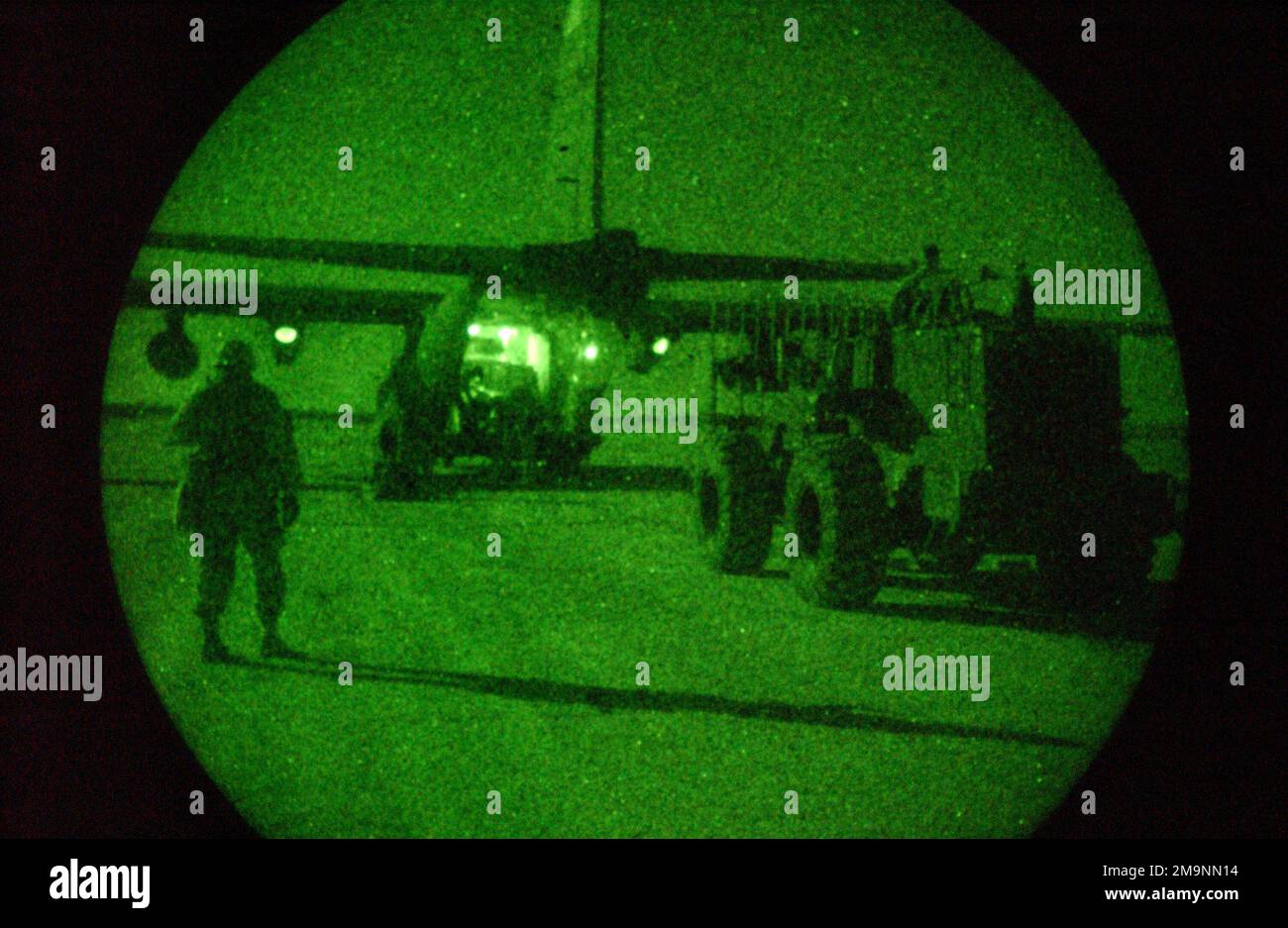 Light enhanced photography, fisheye lens view, showing US Air Force ...