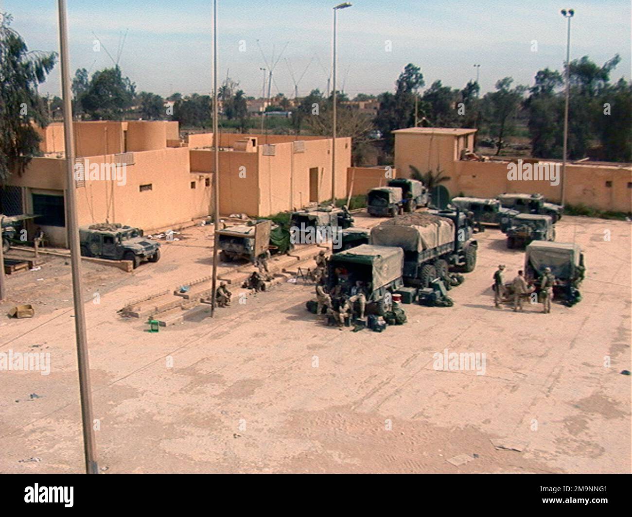 A view of the Command Operations Center (COC) operated by US Marine ...