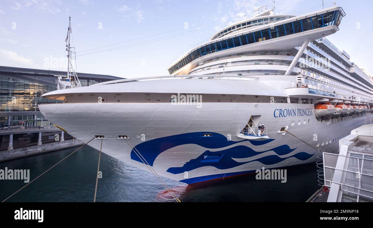 VANCOUVER, BC, CANADA - OCT 22, 2022: Cruise ship docked at Canada ...