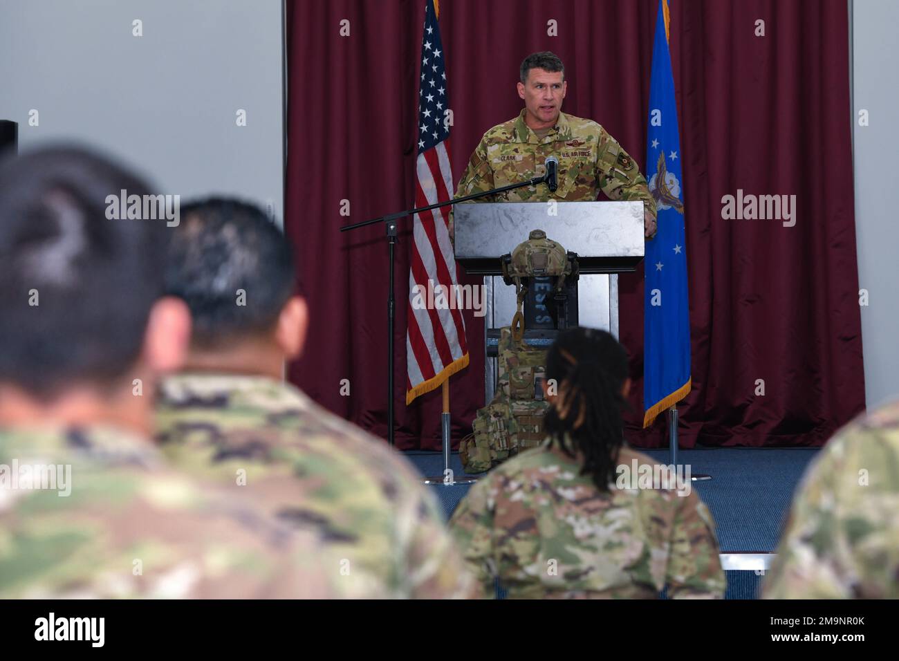 Brig. Gen. Andy Clarke, the commander of the 380th Air Expeditionary ...