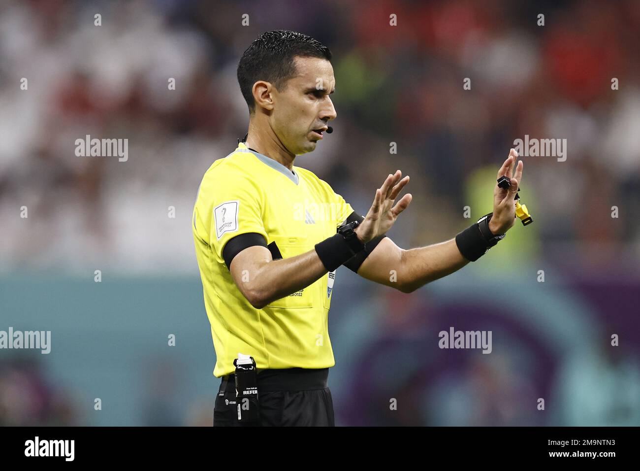 AL KHOR - referee Cesar Arturo Ramos Palazuelos during the FIFA World ...